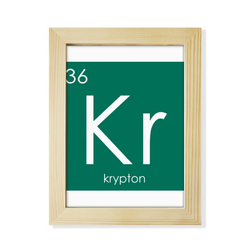 Chestry Elements Period Table Rare Gas Krypton Kr Desktop Adorn Photo ...