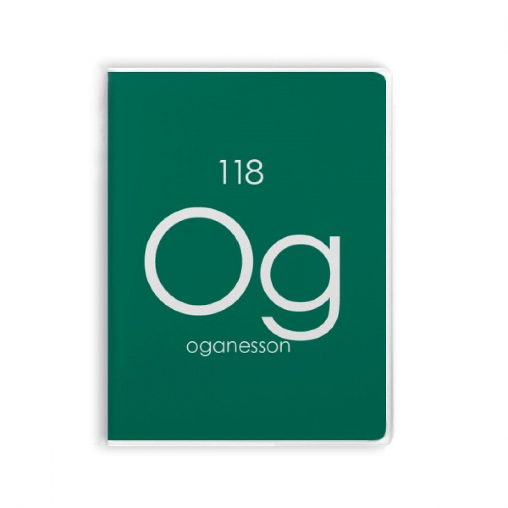 Chestry Elements Period Table Rare Gas Oganesson Og Notebook Gum Cover ...