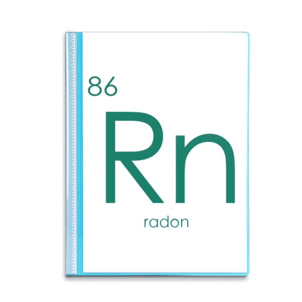 Chestry Elements Period Table Rare Gas Radon Rn Book Sheet Protectors ...