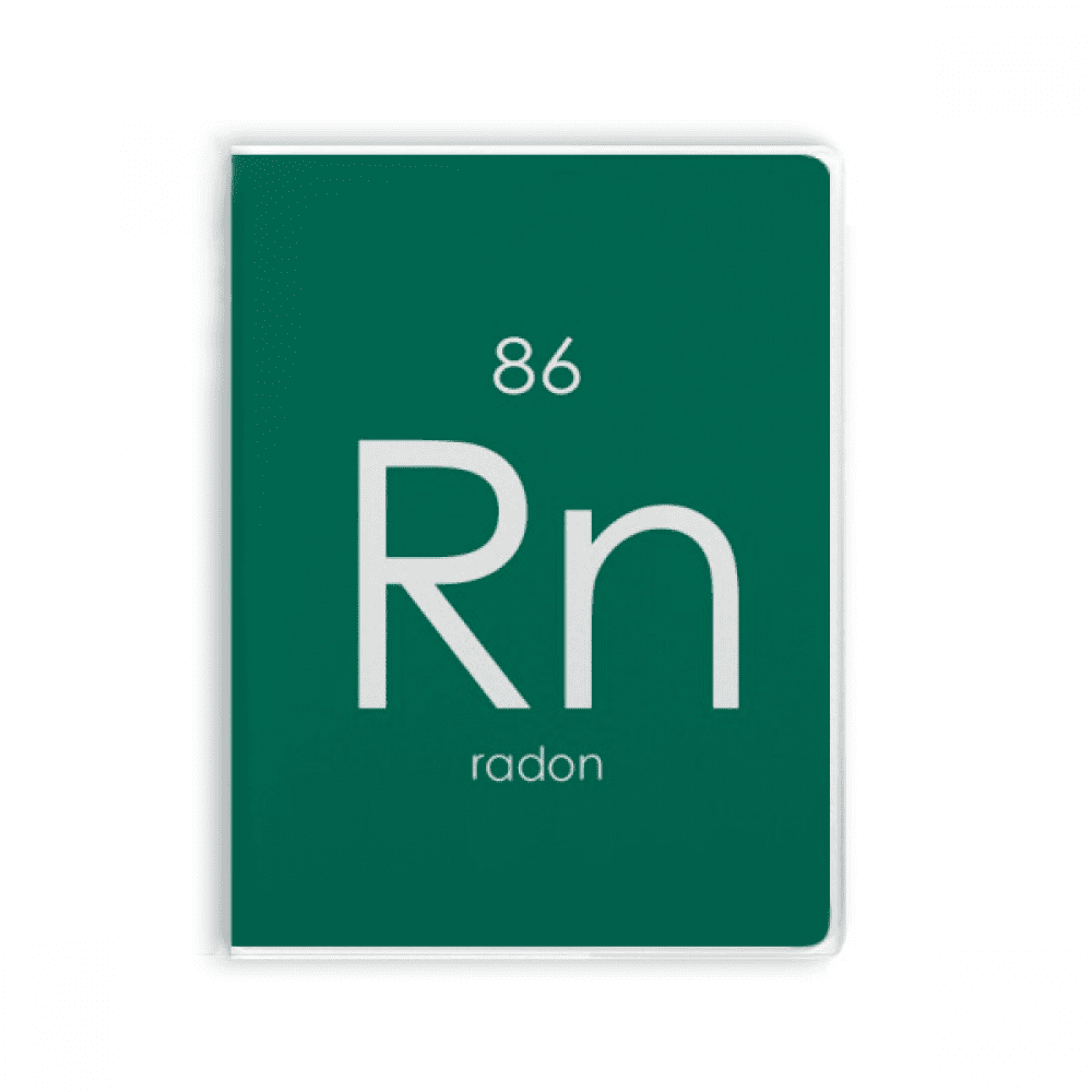 Chestry Elements Period Table Rare Gas Radon Rn Notebook Gum Cover Diary Soft Cover Journal ...