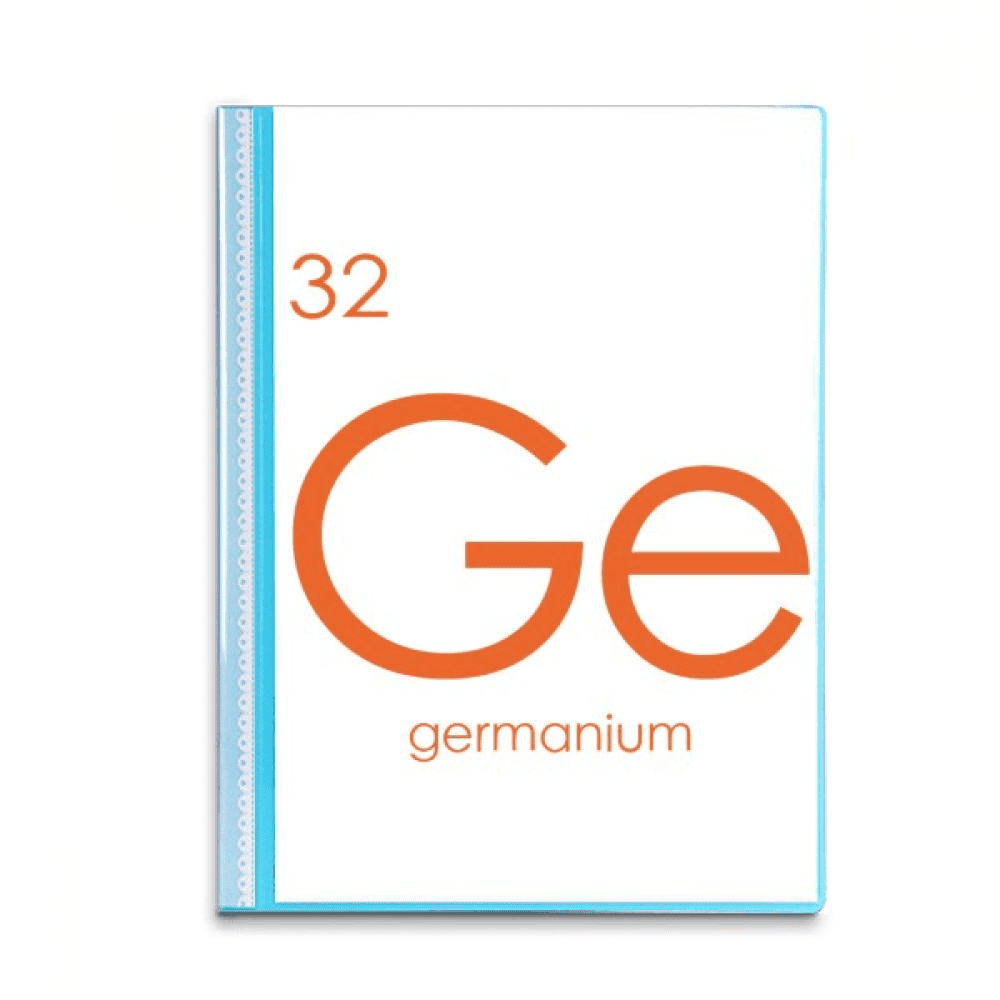Chestry Elements Period Table Semetal Germanium Book Sheet Protectors ...