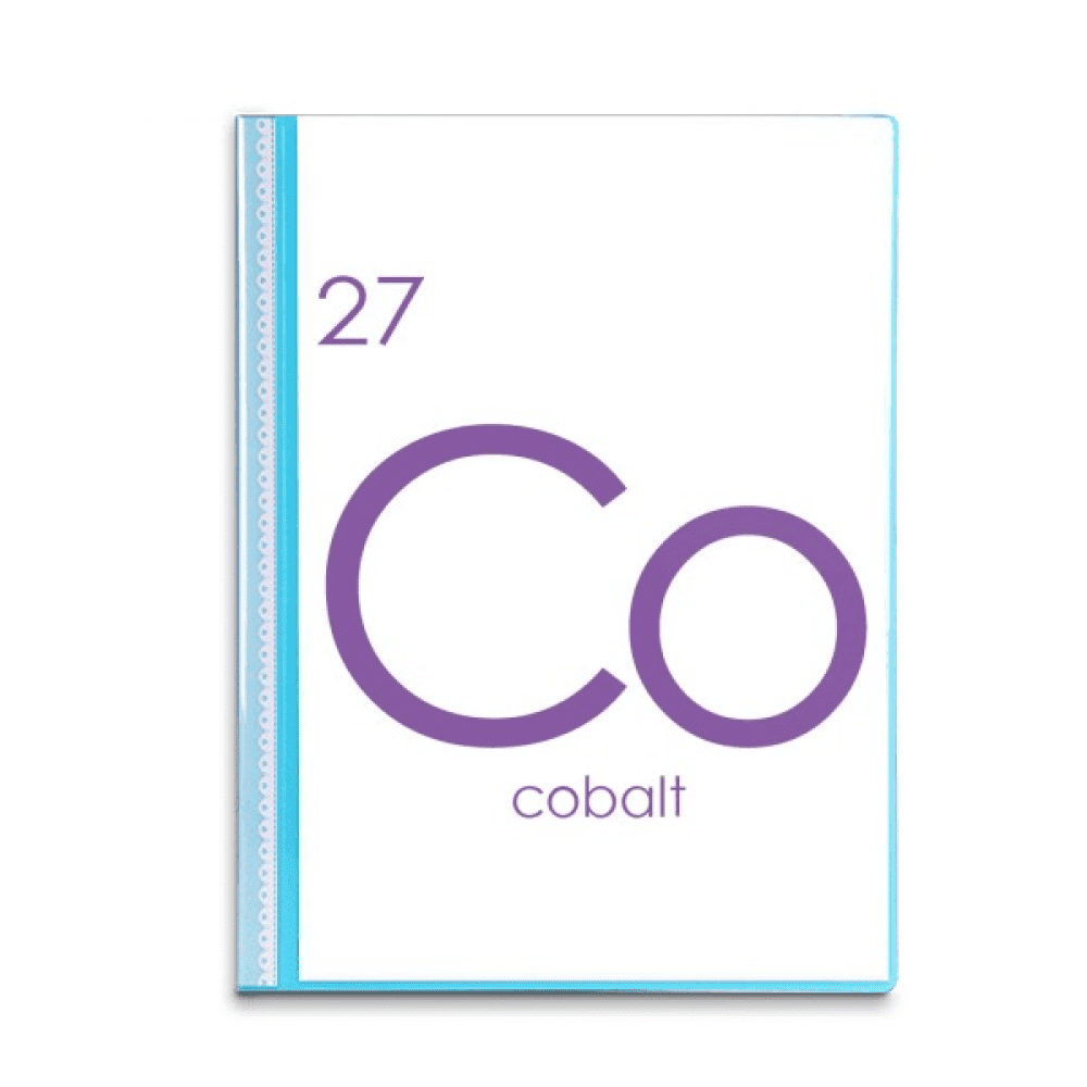 Chestry Elements Period Table Transition Metals Cobalt Co Book Sheet ...