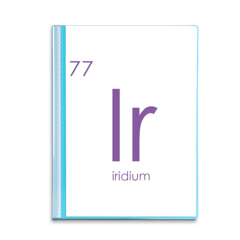 Chestry Elements Period Table Transition Metals Iridium Ir Book Sheet ...