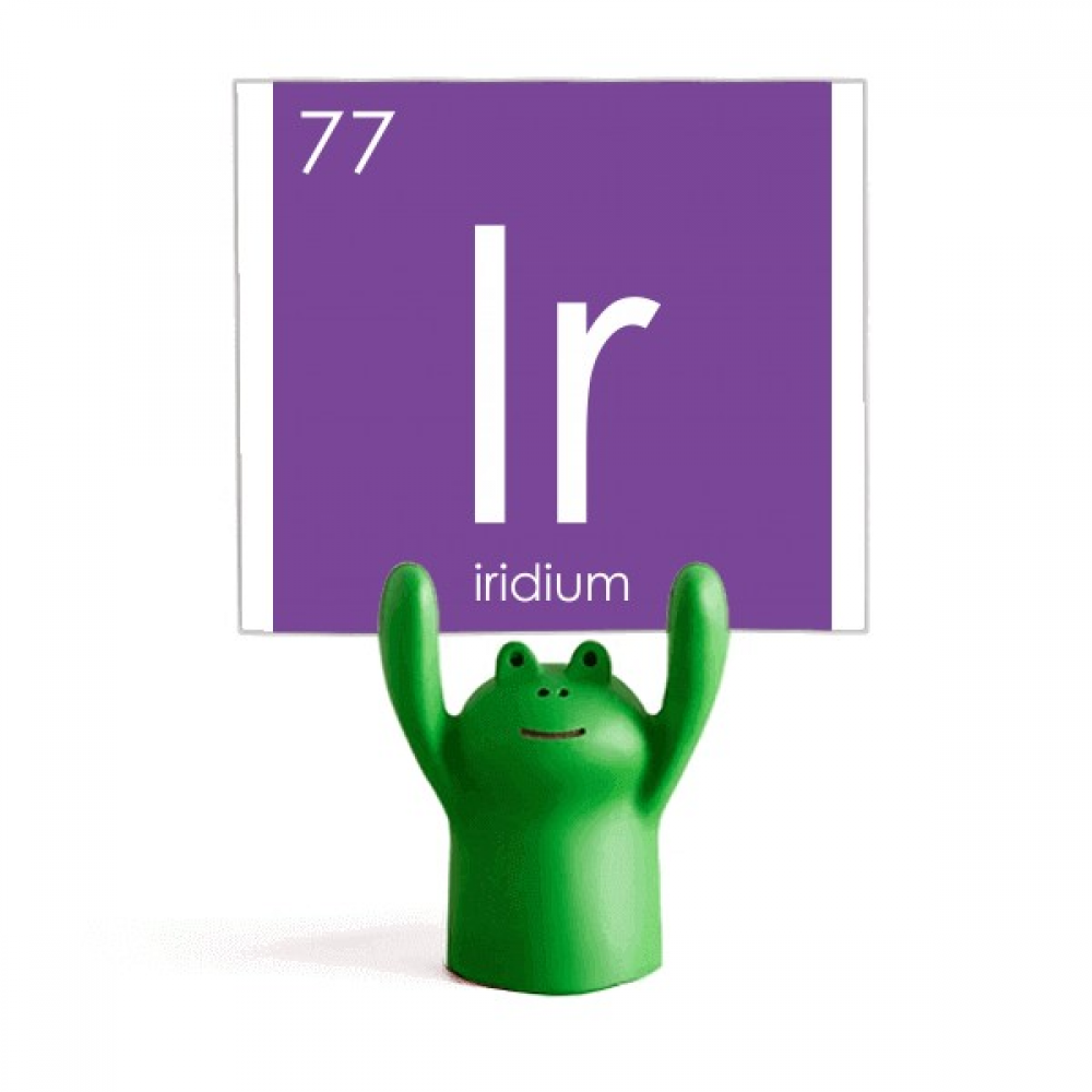 Chestry Elements Period Table Transition Metals Iridium Ir Memo Holder ...