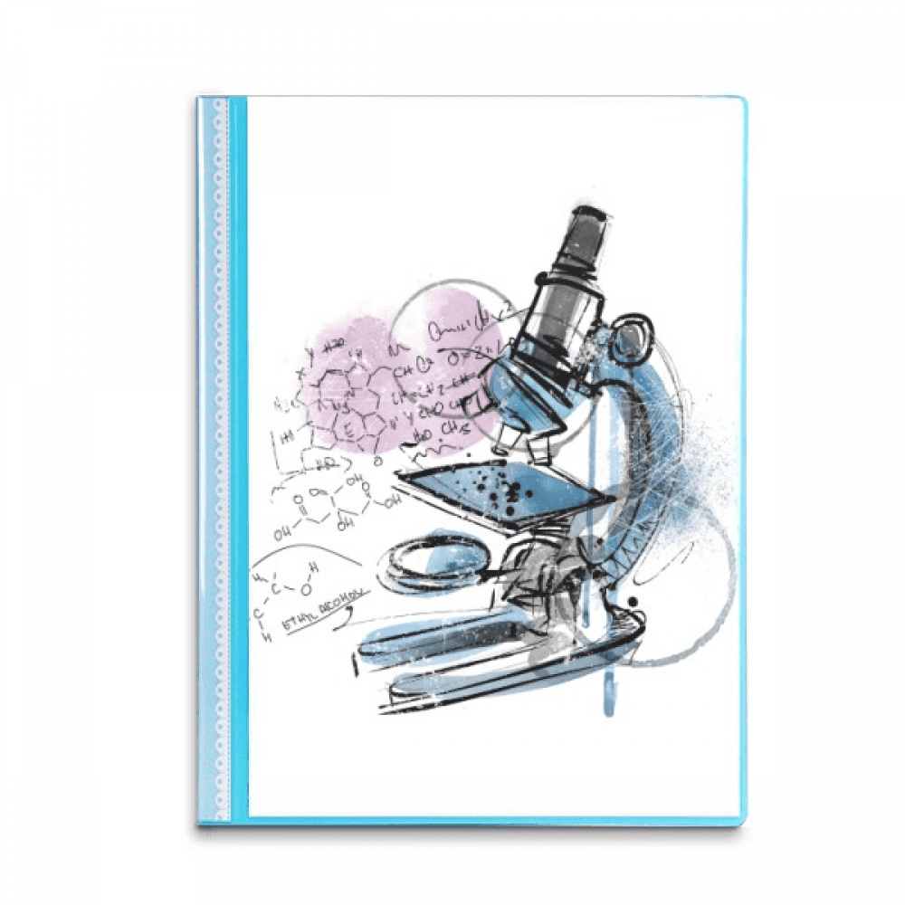 Chestry Kowledge Microscope Book Sheet Protectors Portfolio Binder ...