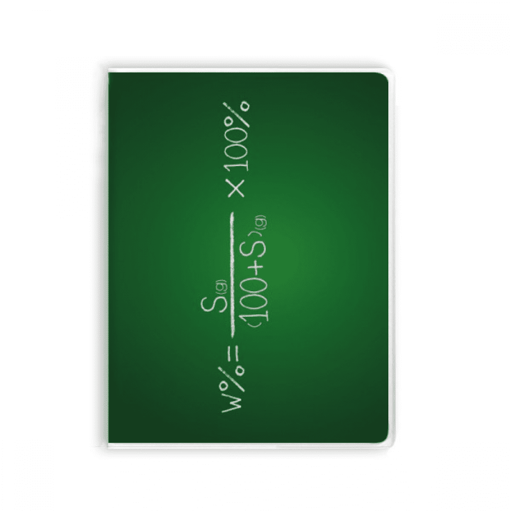 Chestry Kowledge Solubility Formula Notebook Gum Cover Diary Soft Cover Journal - Walmart.com