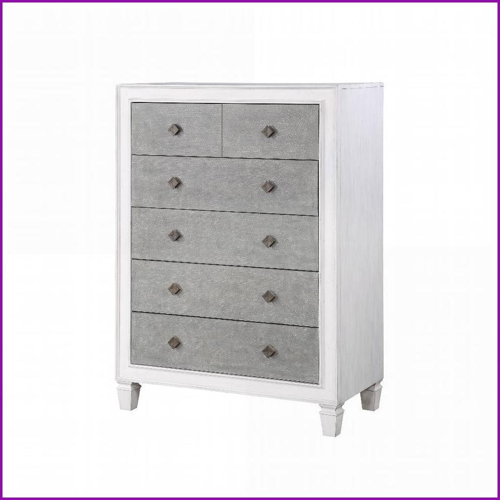 Chests | Katia Rustic Gray & Weathered White Transitional Chest | Solid ...