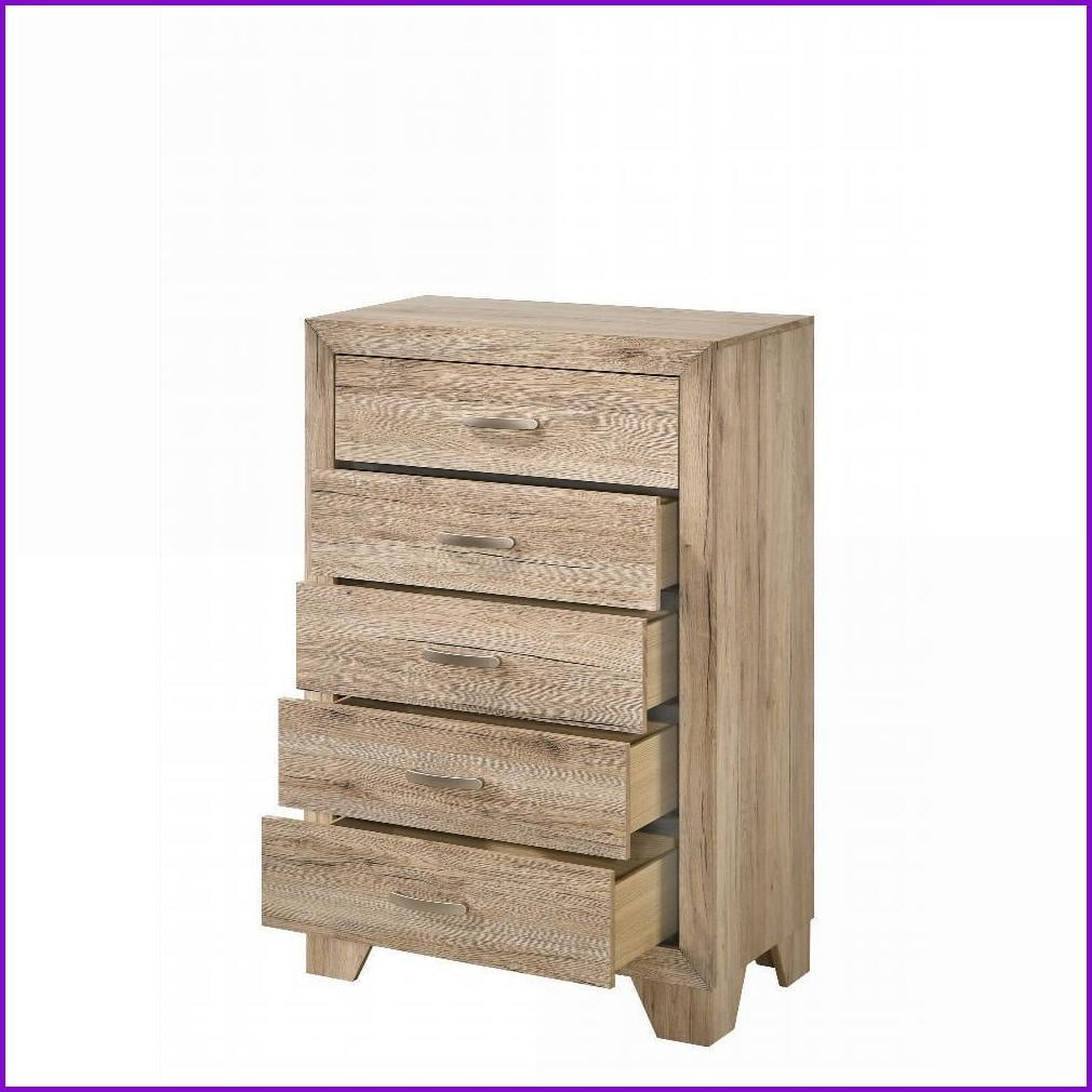 Chests | Miquell Natural 5-Drawer Chest with Smooth Glides | Natural ...