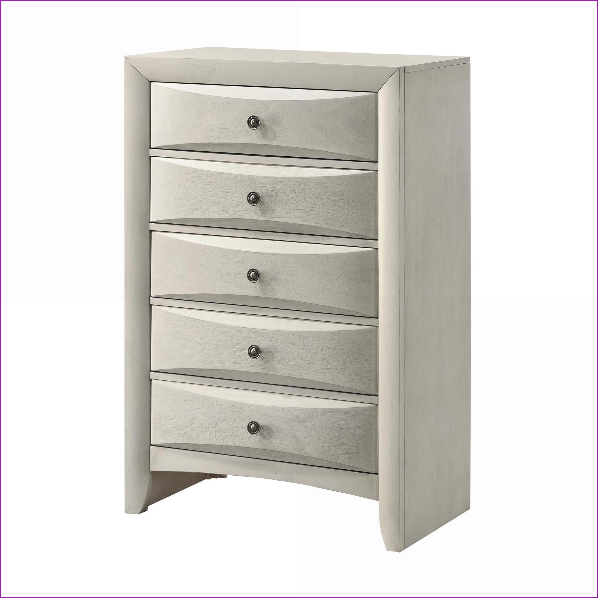 Chests & Wardrobes, Contemporary Neutral White Curved Front 5-Drawer ...