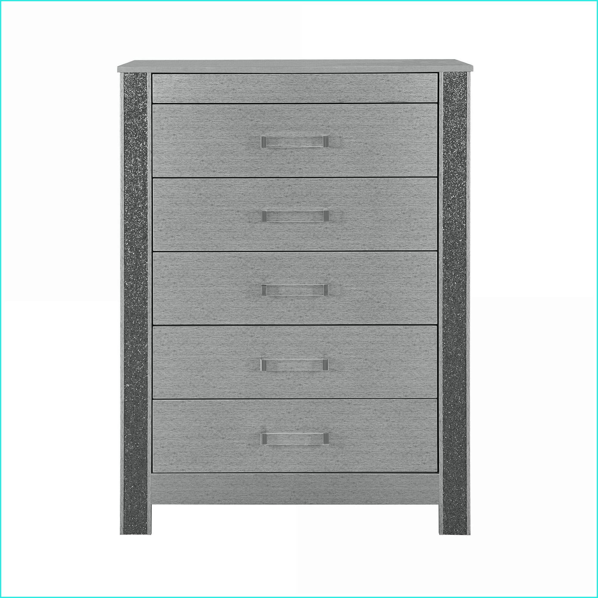 Chests & Wardrobes, Lorenzo Glam Silver Chest with Hidden Jewelry ...