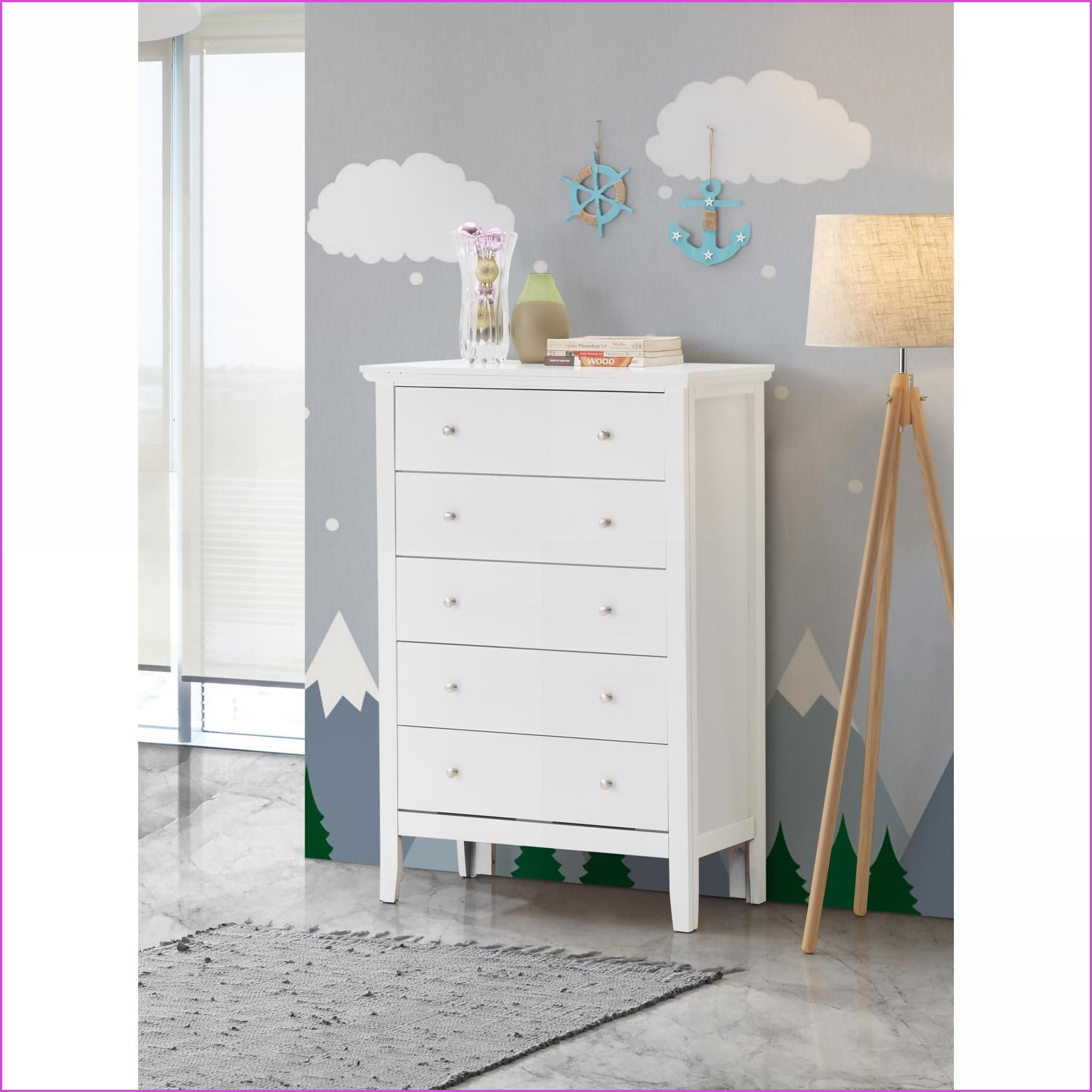 Chests & Wardrobes | Primo White Chest with French Dovetail Drawers ...