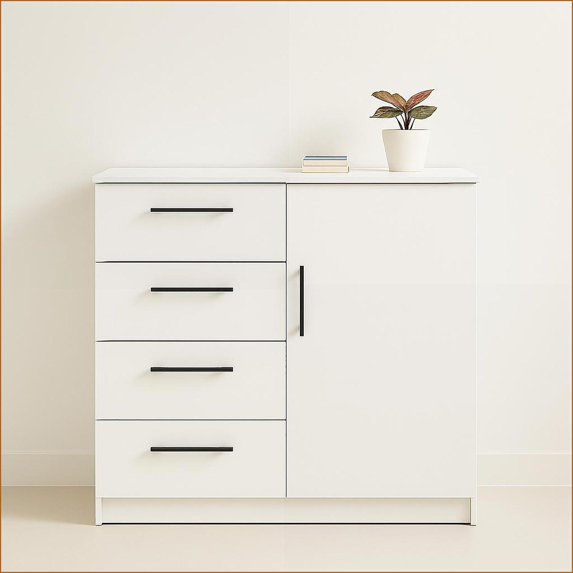 Chests & Wardrobes | Robin Gentleman's Chest, White Engineered Wood ...