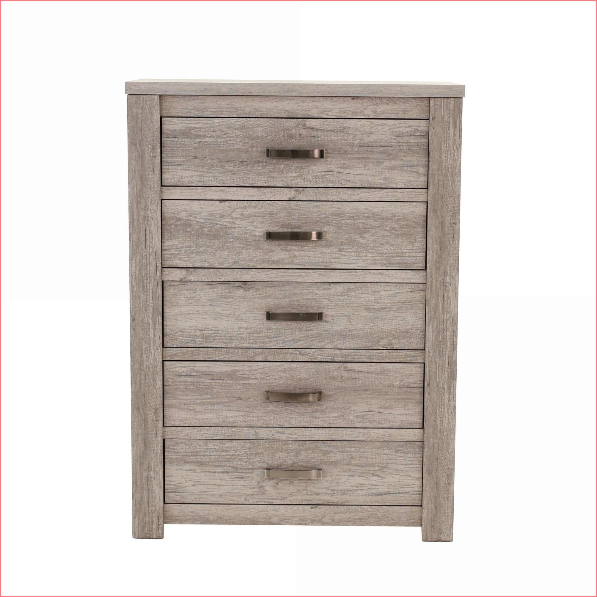 Chests & Wardrobes, Rustic 5-Drawer Bedroom Storage Cabinet | Light ...