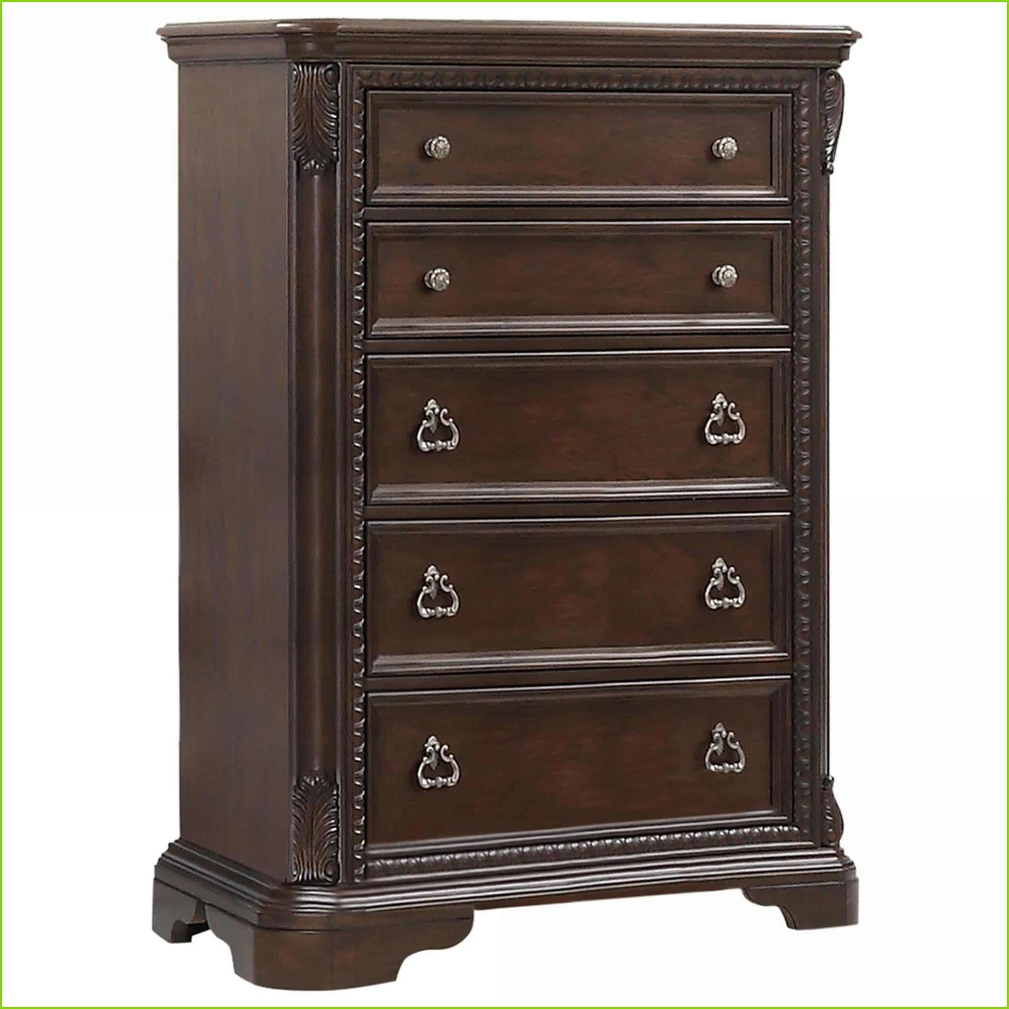 Chests & Wardrobes: Traditional 5-Drawer Mahogany Chest | Mahogany ...