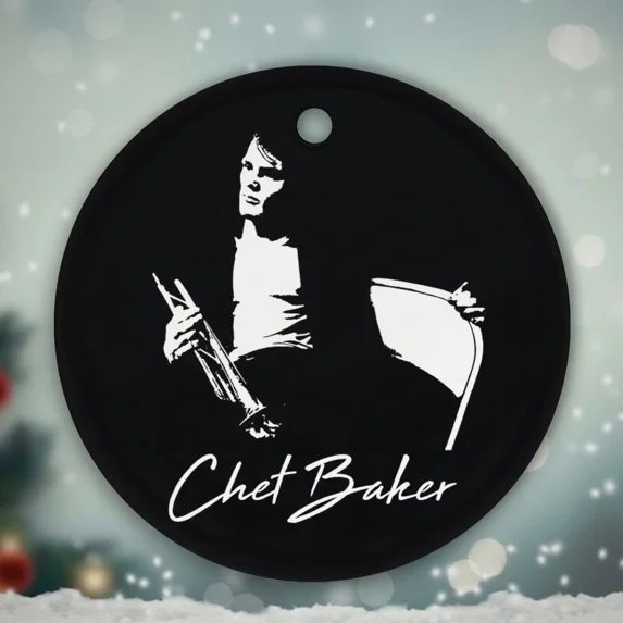 Chet Baker Ceramic Ornament Jazz Idea New Home Friend 2PCS Ornaments - Trending for Present ...
