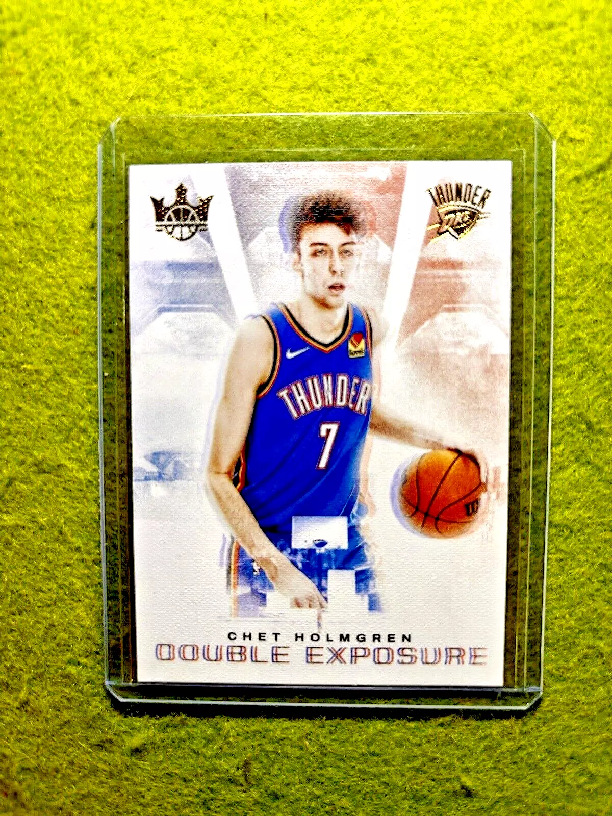 Chet Holmgren GOLD FOIL ROOKIE CARD Thunder 2022 Court Kings DOUBLE ...