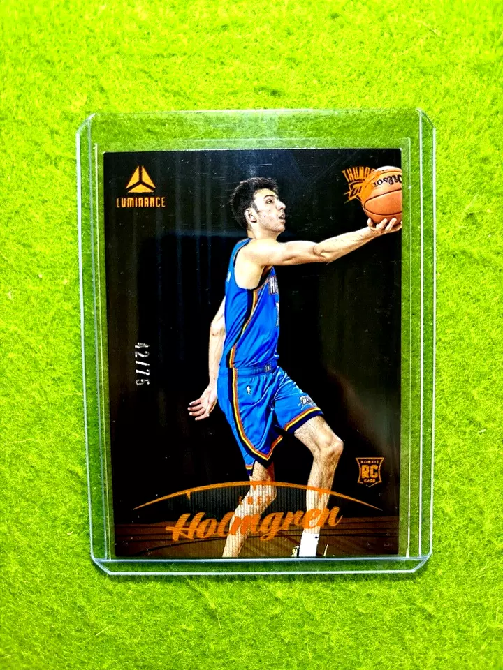 Chet Holmgren ORANGE ROOKIE CARD # /75 RC 2022 Chronicles Luminance OKC ...