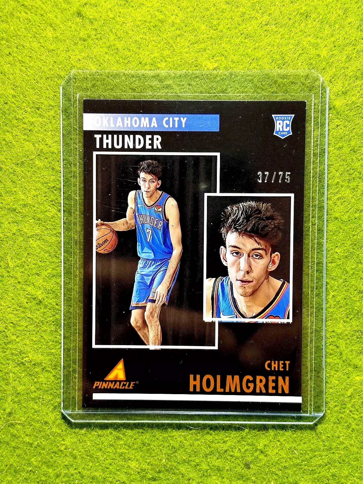 Chet Holmgren ORANGE ROOKIE CARD #/75 SP RC 2022 Chronicles Pinnacle ...