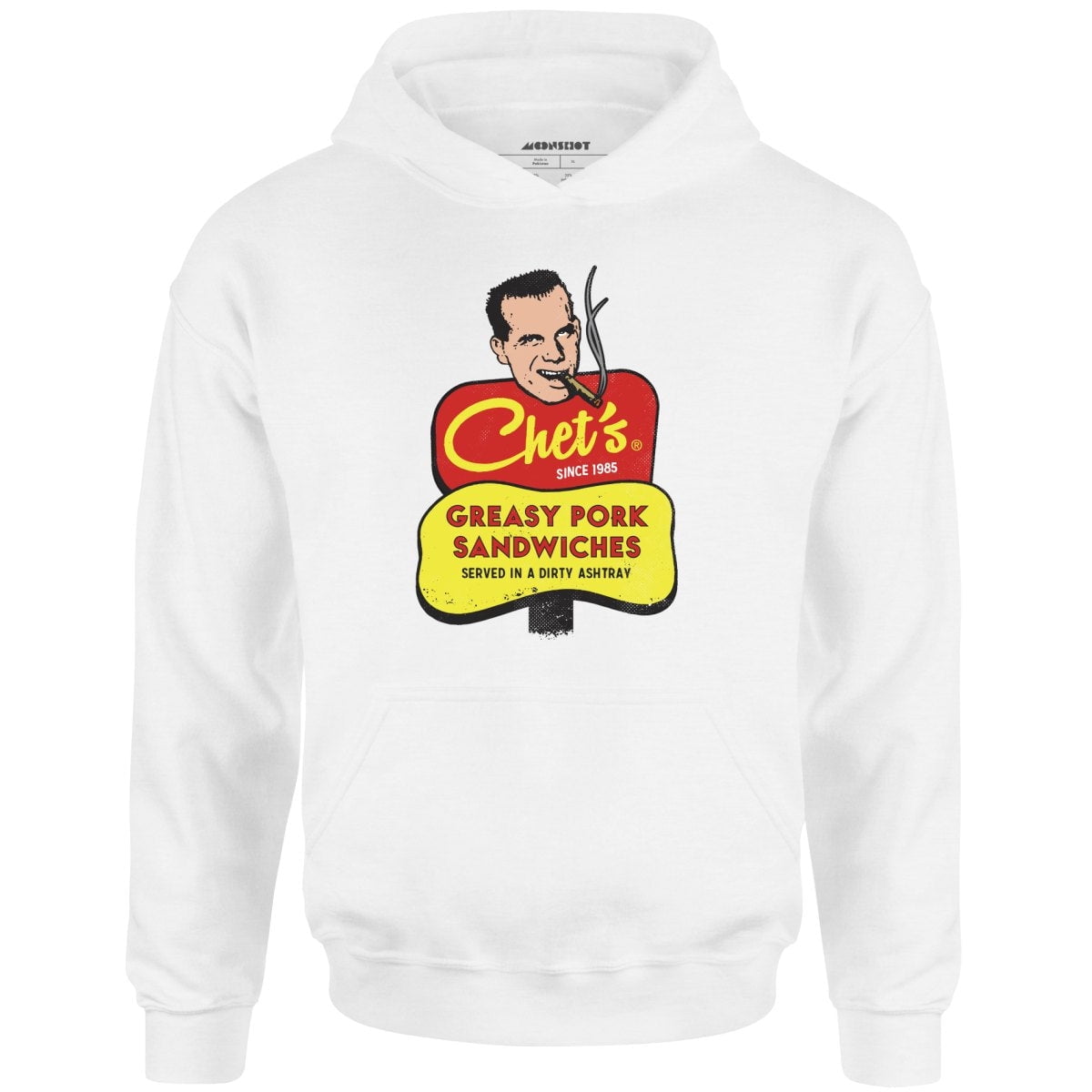 Chet's Greasy Pork Sandwiches Hoodie - Fun and Quirky Food-Inspired ...
