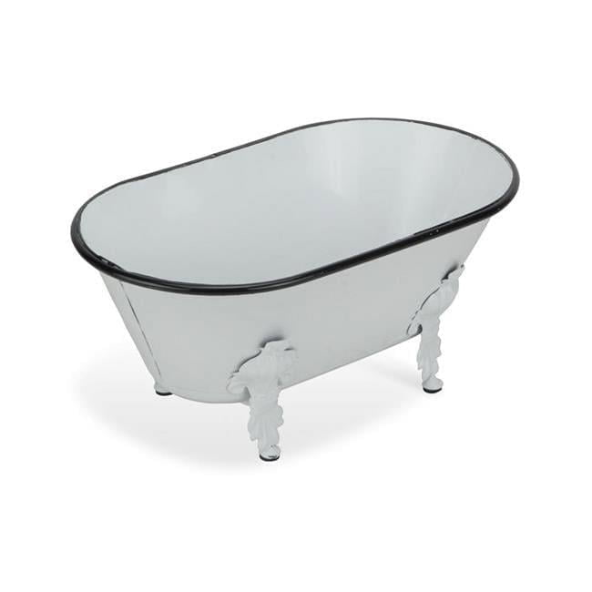 Cheungs 5129S-W Painted Metal Bathtub, White - Walmart.com