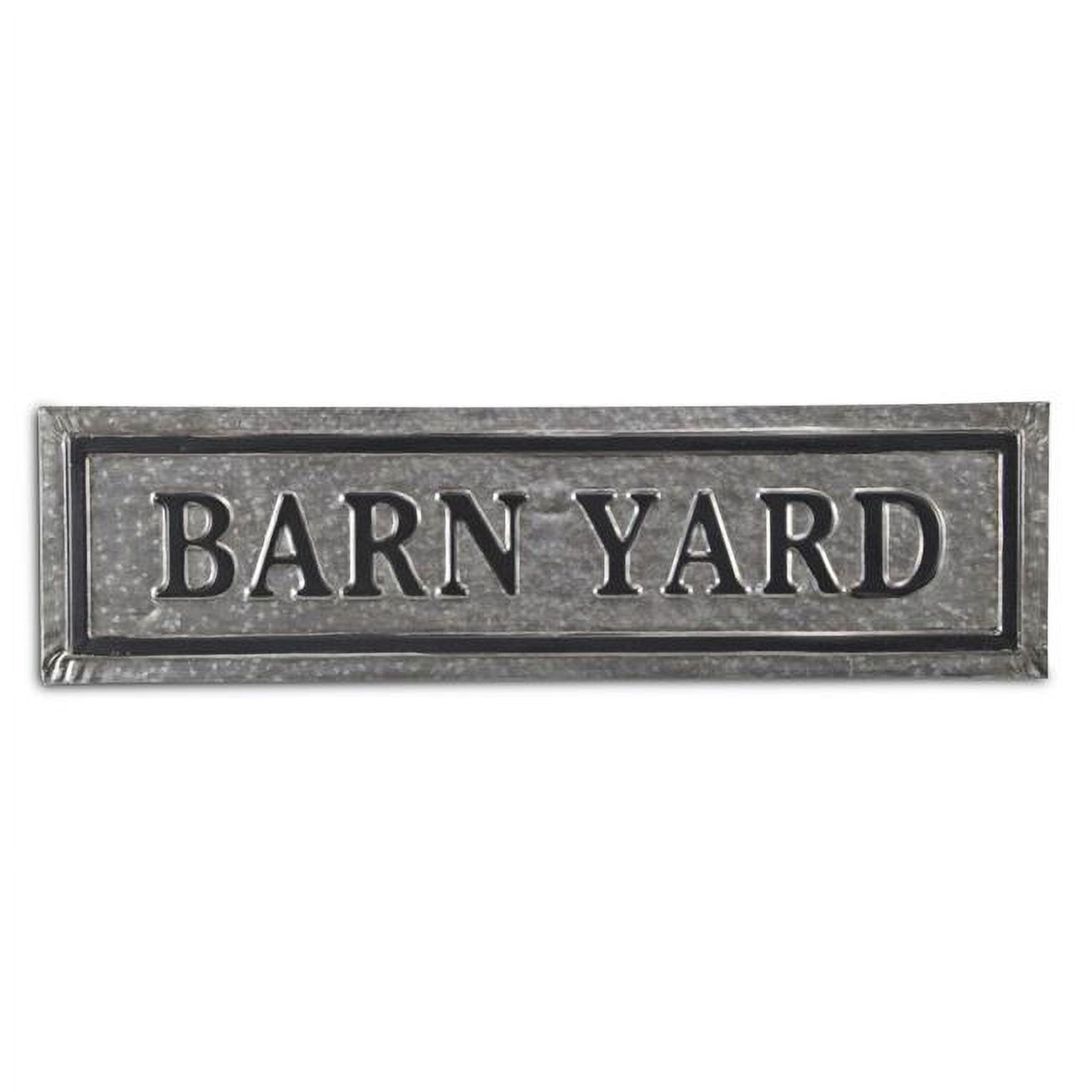 Cheungs 5285BY Horizontal, Galvanized Metal Wall Sign with the Wording ...