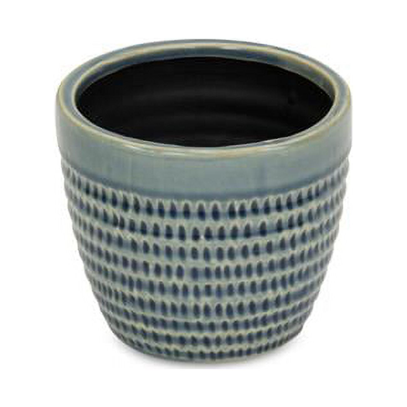 Cheungs 5745M Idola Tapered Blue Ceramic Pot - Medium - Walmart.com