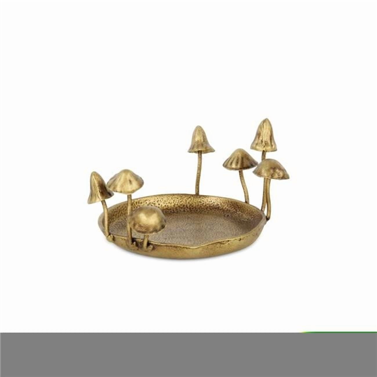 Cheungs Gold Qinrie Cast Iron Mushroom Tray, Decorative Home Décor, 6 ...