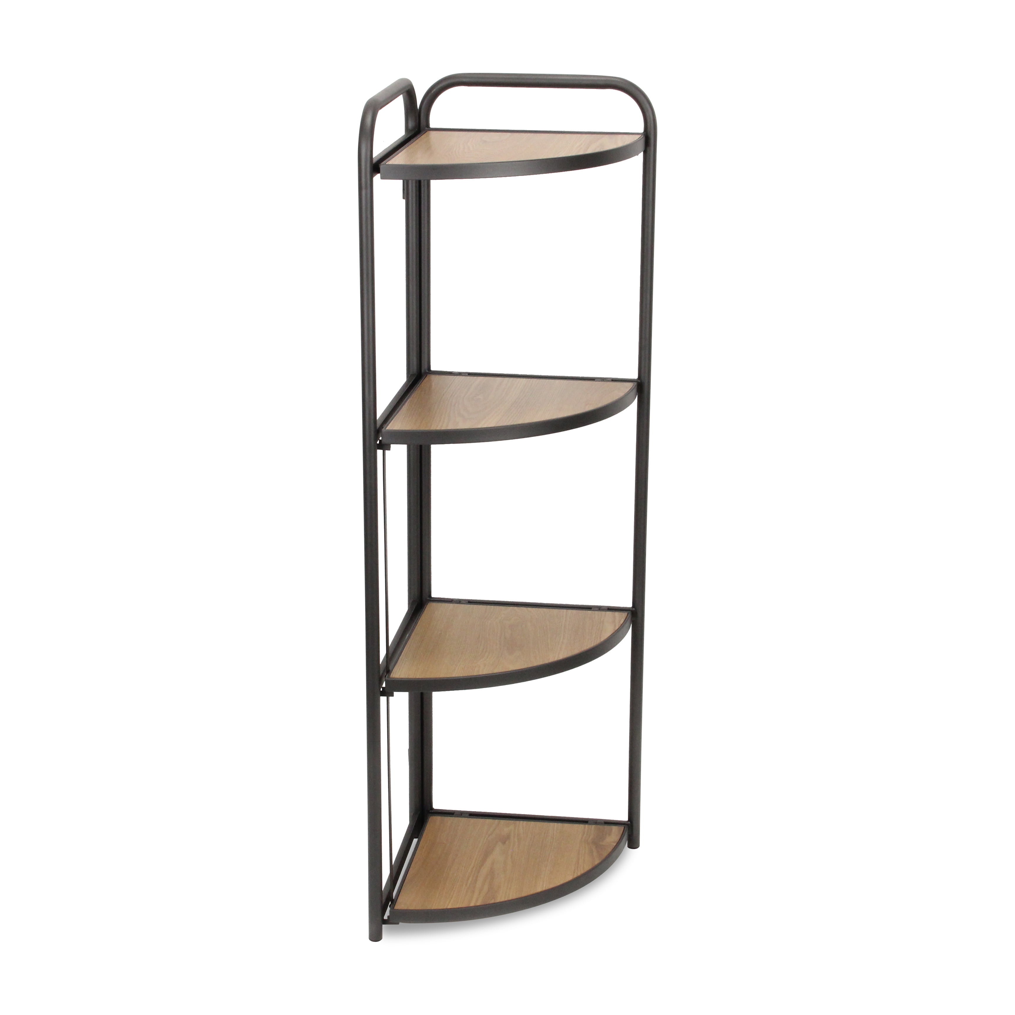 Cheungs 5955 Lefeld 4 Tier Foldable Corner Shelf - Walmart.com