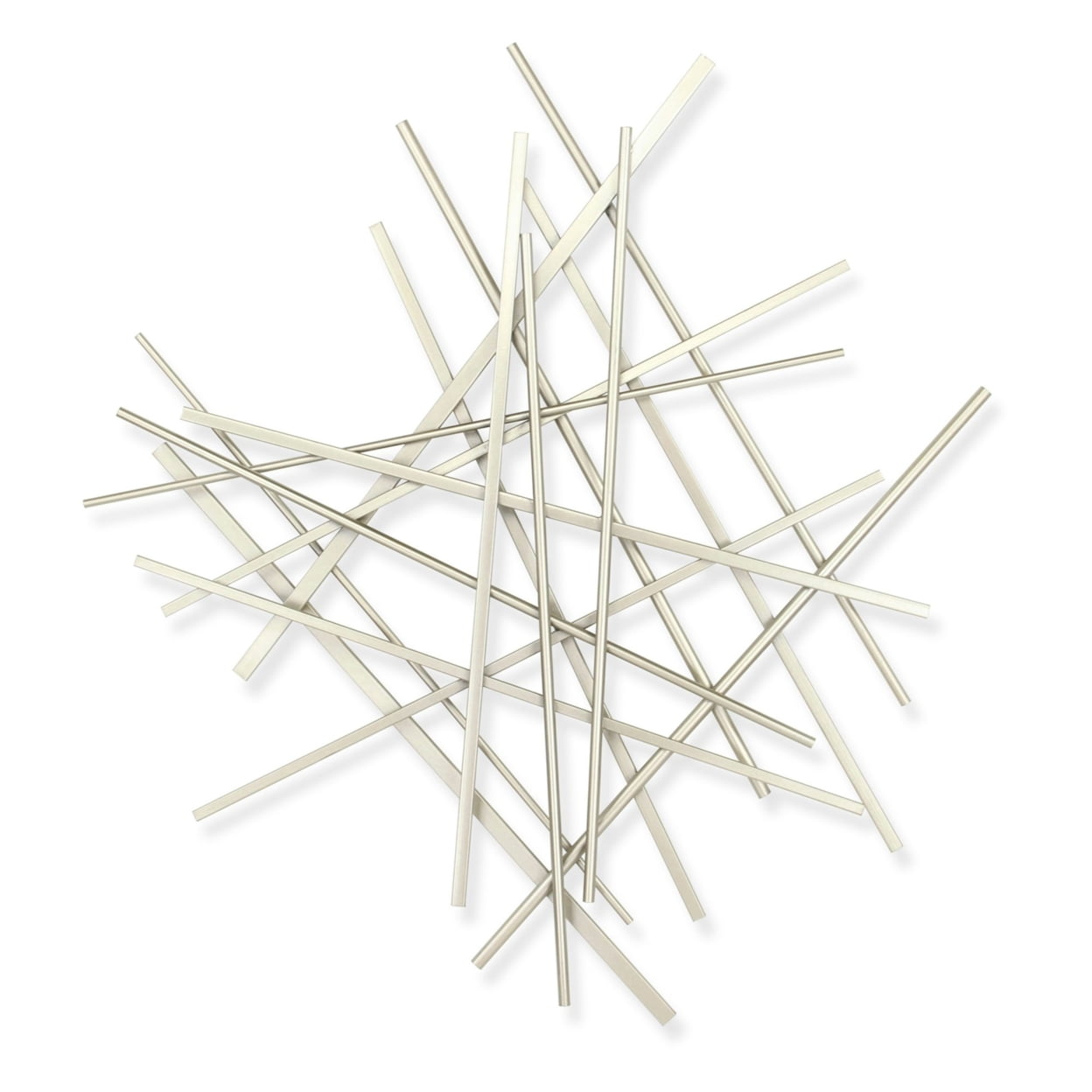 Cheungs Avalon Silver Abstract Accent Piece Wall Decor - Walmart.com