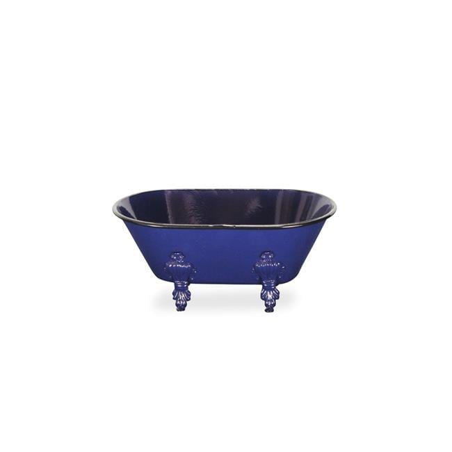 Cheungs Decorative Metal Bathtub - Navy Blue - Walmart.com