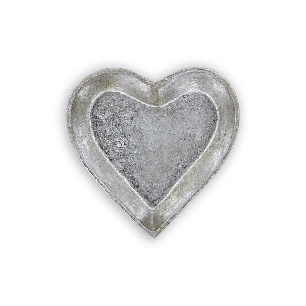 Cheungs Home Accent Isano Silver Cast Iron Heart - Walmart.com