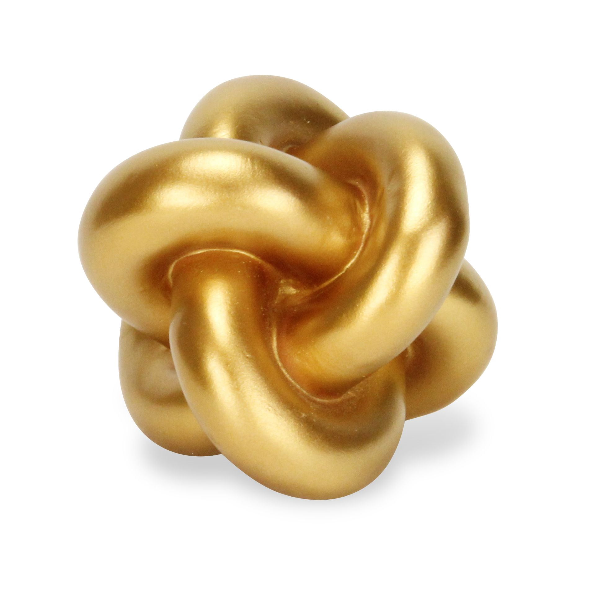 Cheungs Minyoro Black Resin Chain Knot Sculpture Gold - Walmart.com
