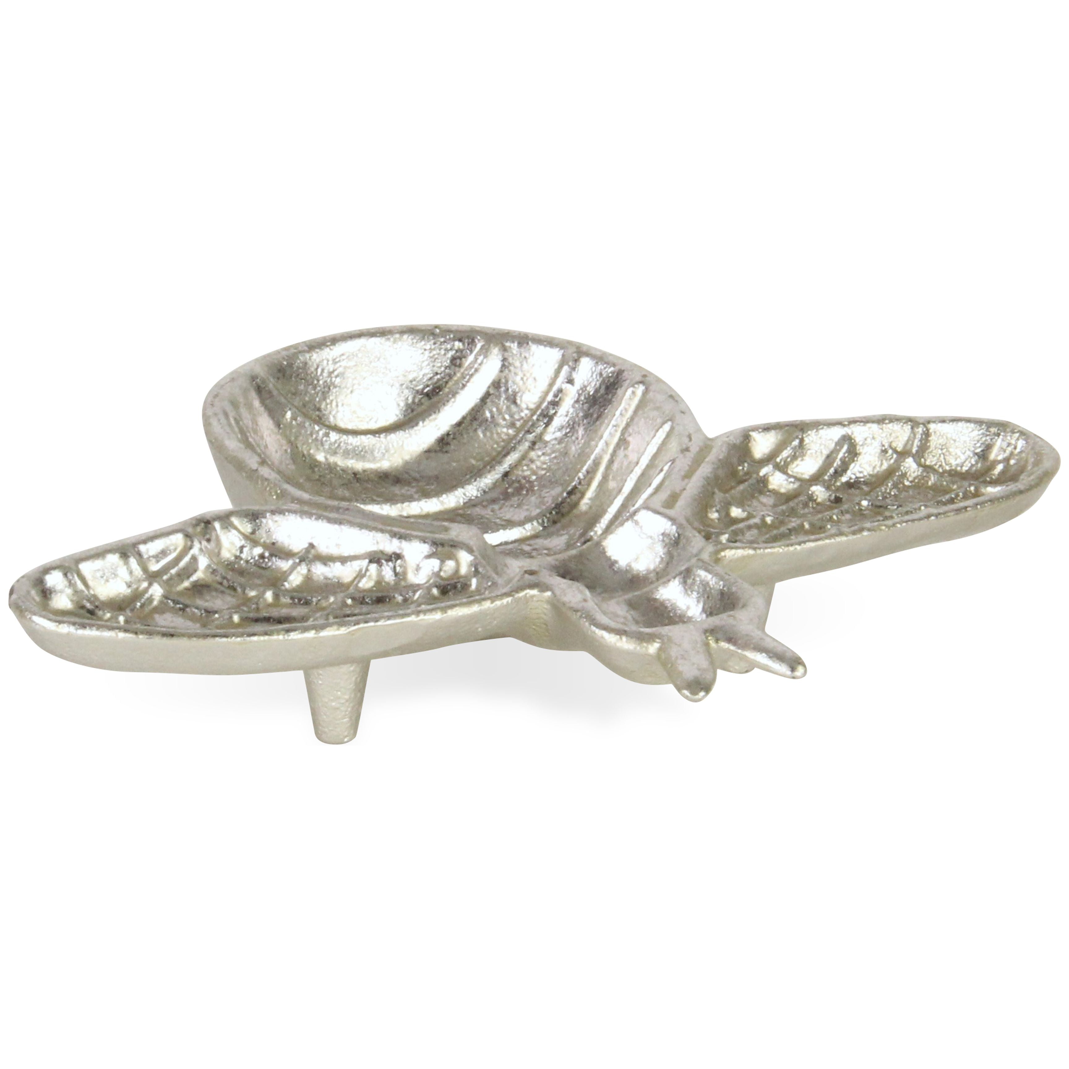 Cheungs Roven Cast Iron Bumble Bee Dish - Silver - Walmart.com