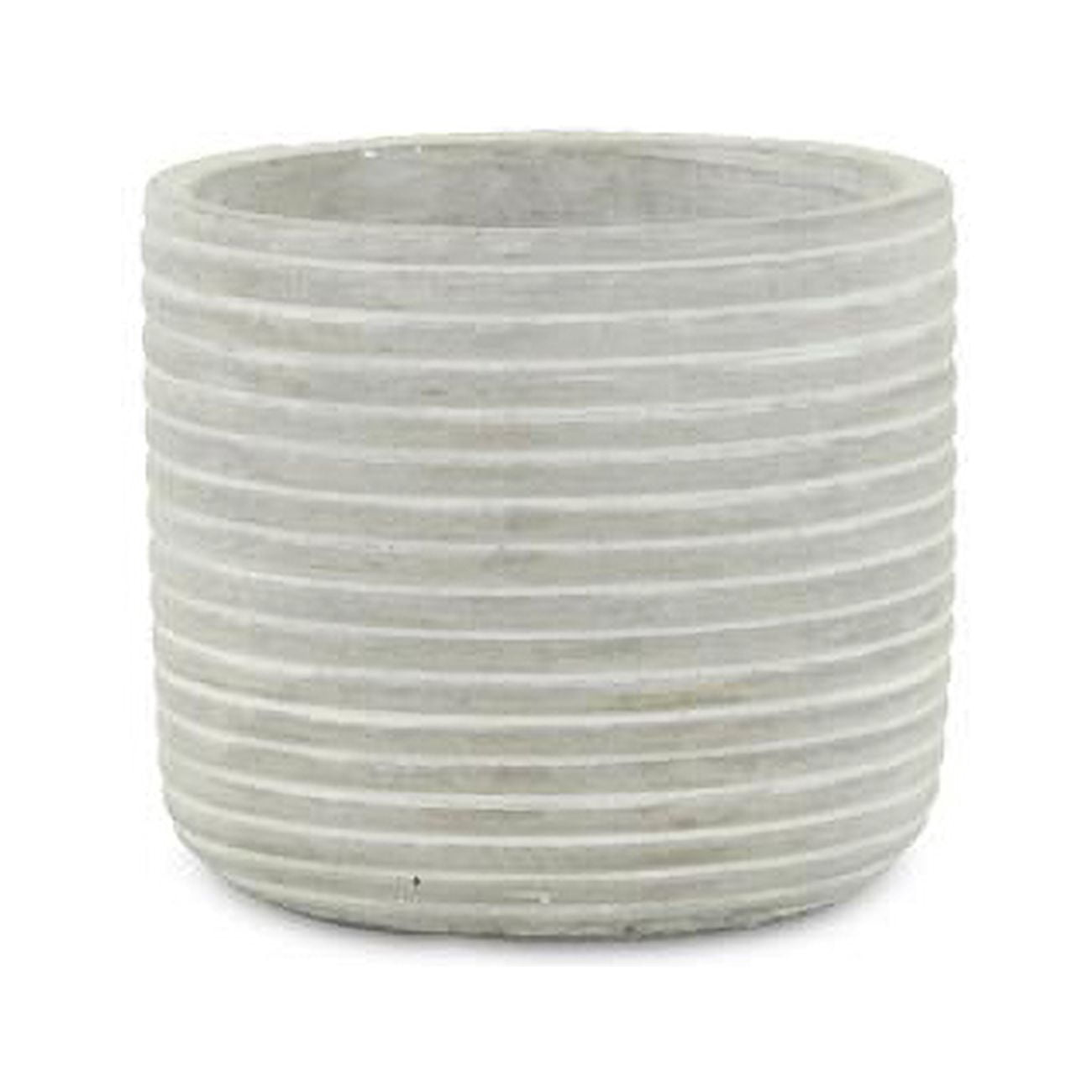 Cheungs Urbanstone Gray Cement Intercoiled Pottery Small - Walmart.com
