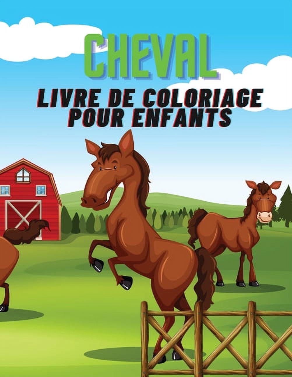 Cheval- Livre de coloriage pour enfants: Un merveilleux livre de ...