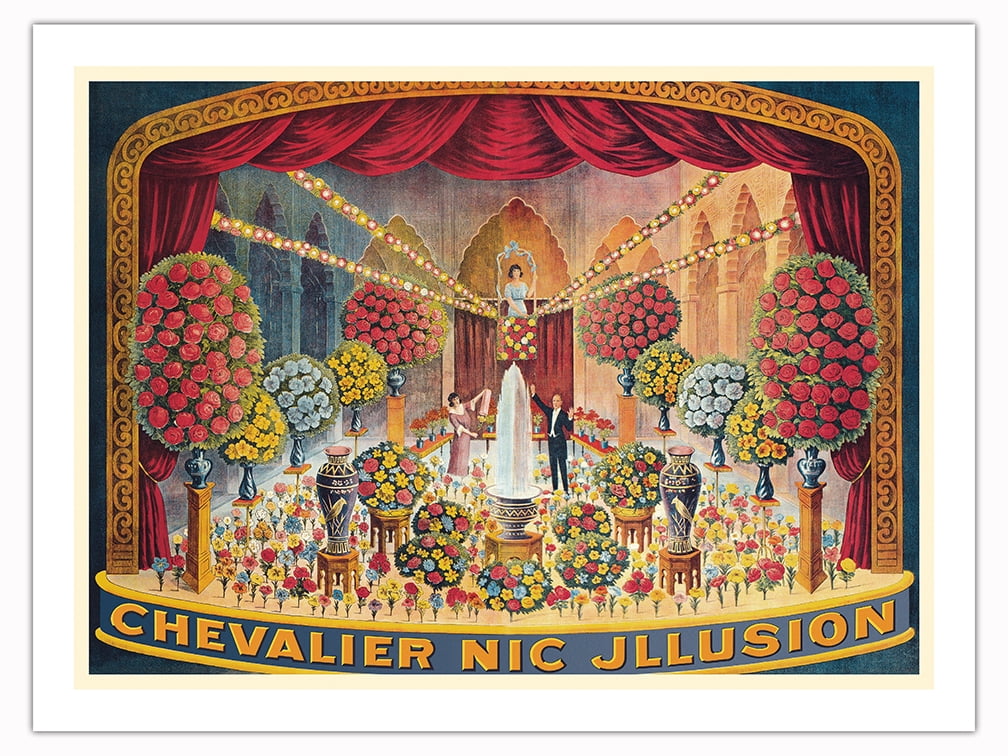 Chevalier Nic (Niels Hansen) - Feather Flowers Stage Illusion - Vintage ...