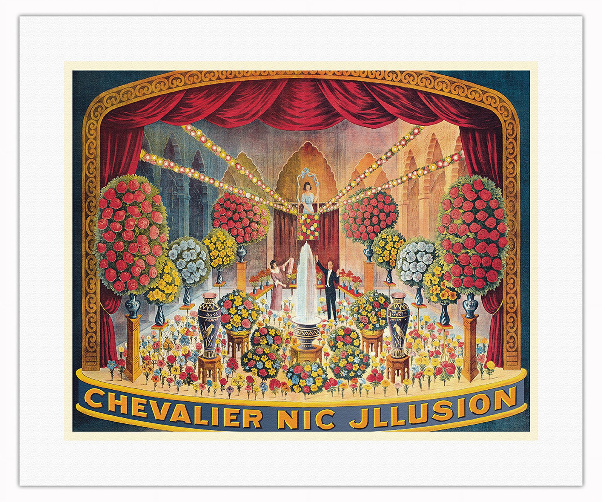 Chevalier Nic (Niels Hansen) - Feather Flowers Stage Illusion - Vintage ...