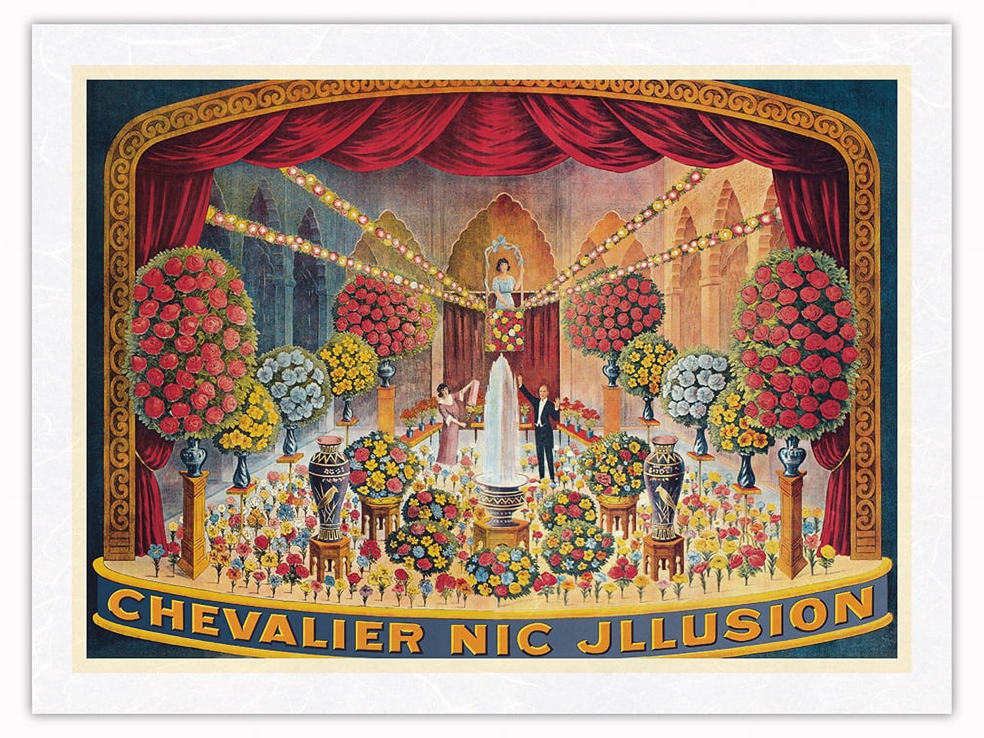 Chevalier Nic (Niels Hansen) - Feather Flowers Stage Illusion - Vintage ...