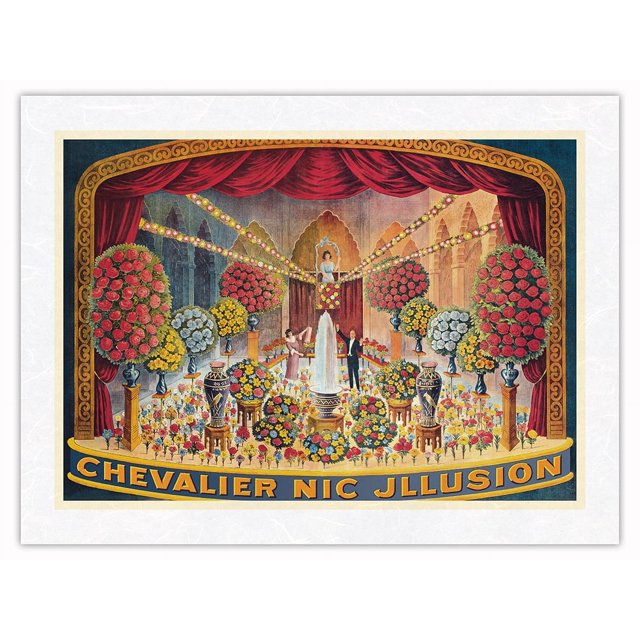 Chevalier Nic (Niels Hansen) - Feather Flowers Stage Illusion - Vintage ...