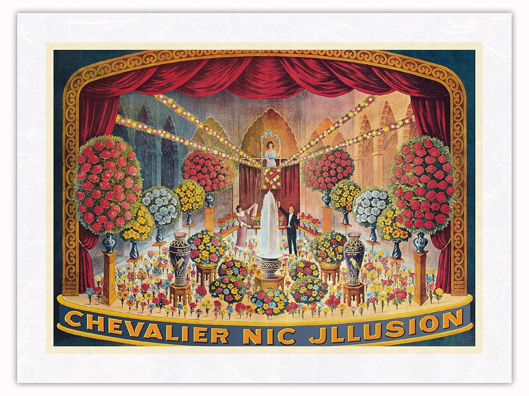 Chevalier Nic (Niels Hansen) - Feather Flowers Stage Illusion - Vintage ...