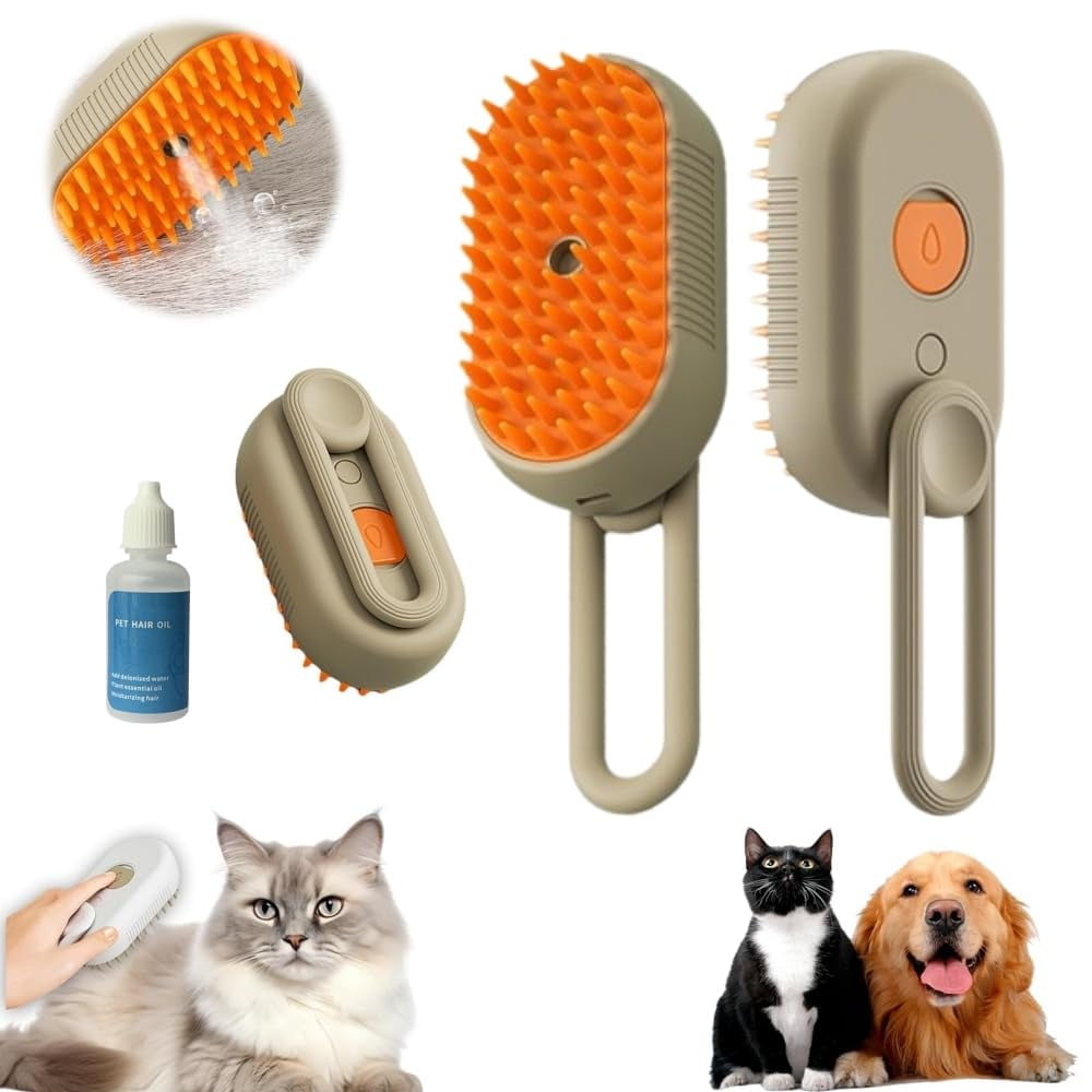 Chevaroo Horse Steam Brush, 2025 Chevaroo 3-in-1 Self-Cleaning Steam ...
