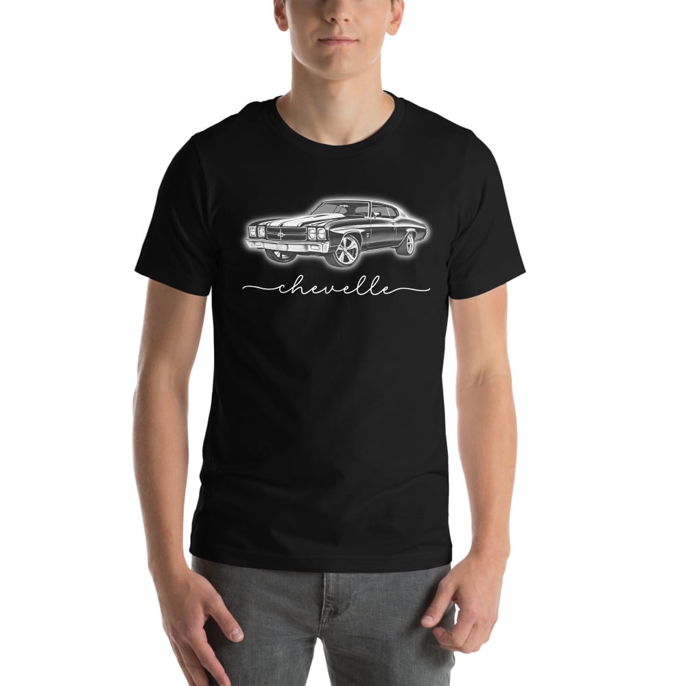Chevelle 4 | Vintage 70's Era Auto Shirt (Black, L) - Walmart.com