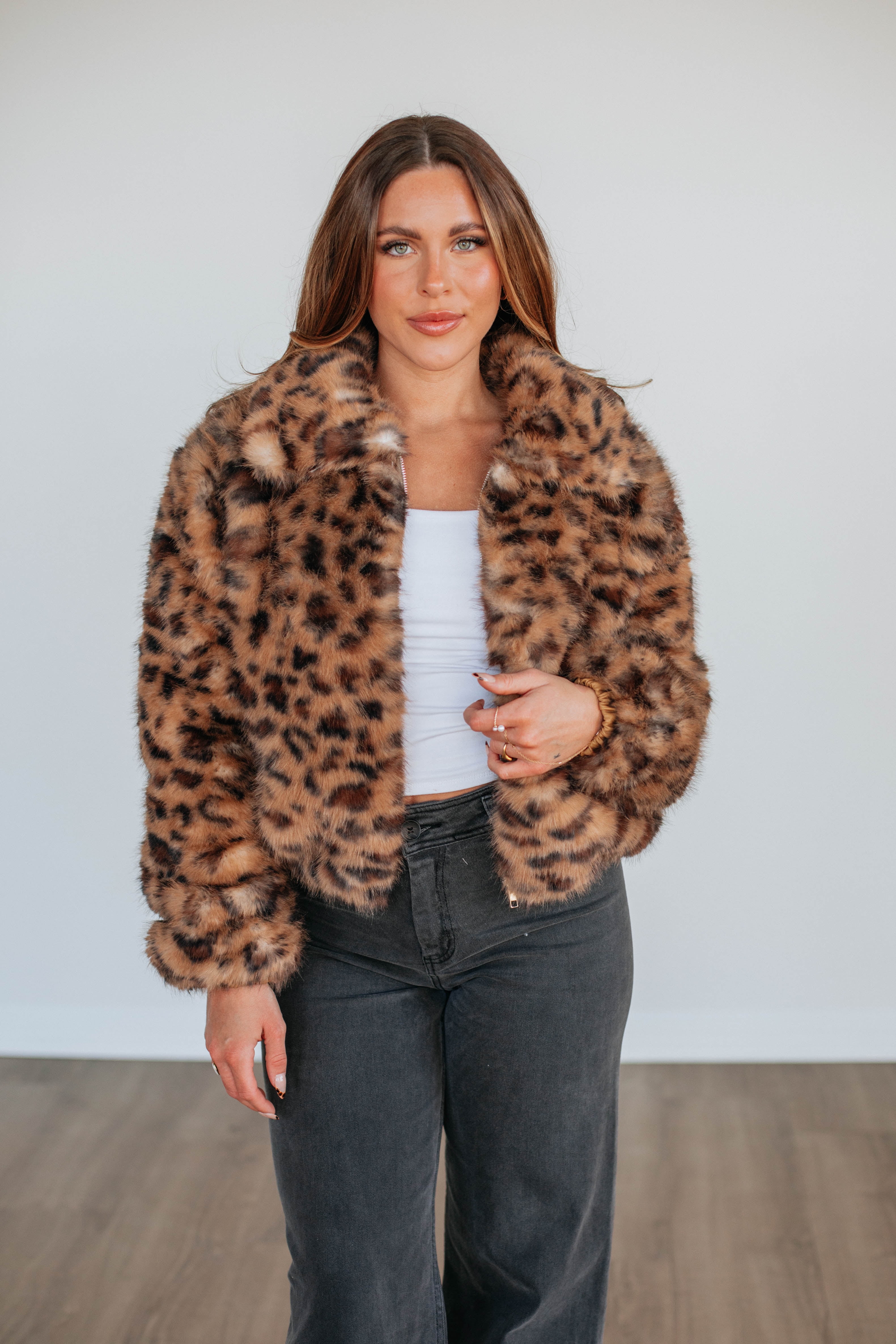 Chevelle Faux Fur Jacket - Walmart.com