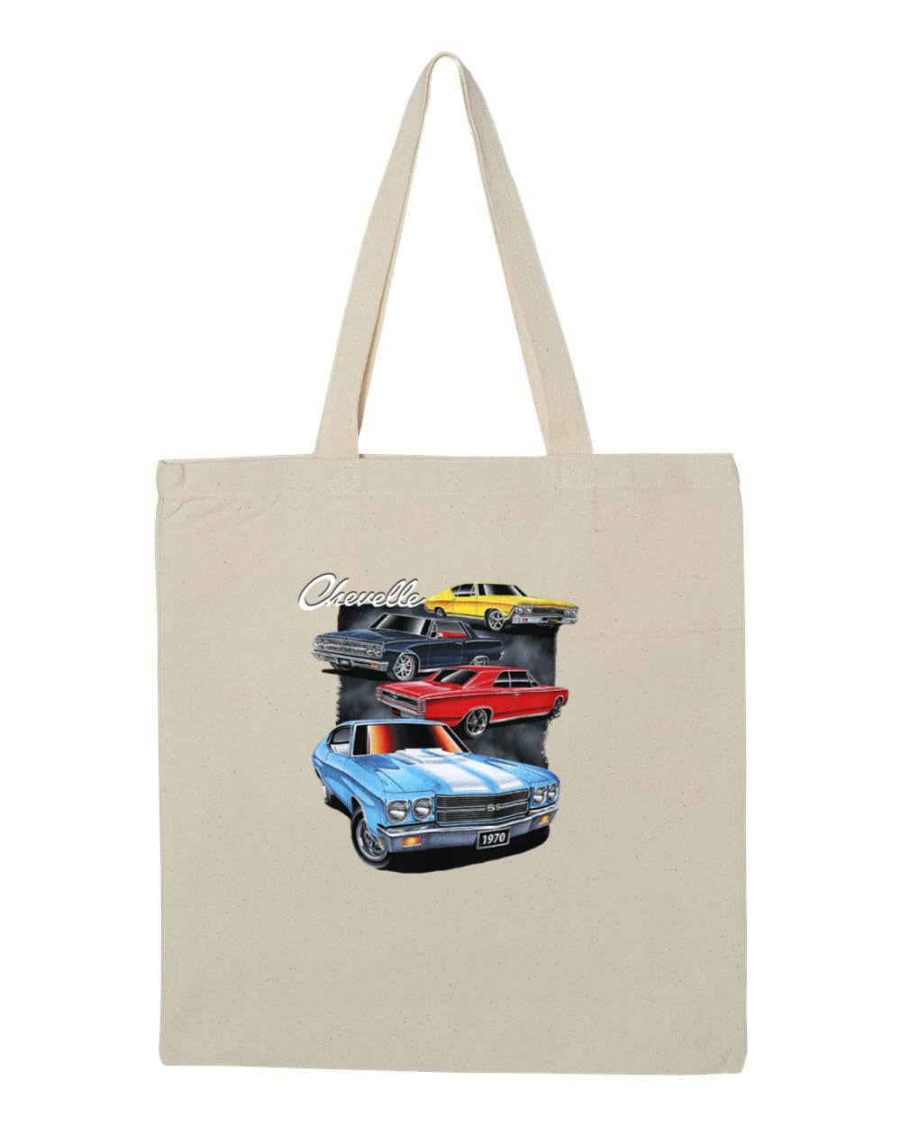 Chevelle SS Classic Bold Ride Fan Tribute Graphic Tote Bag for Muscle ...