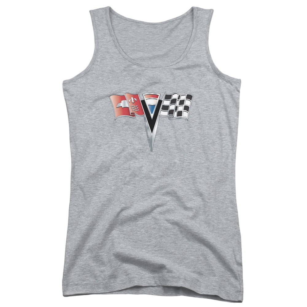 Chevrolet - 2Nd Gen Vette Nose Emblem - Juniors Tank Top - X-Large ...