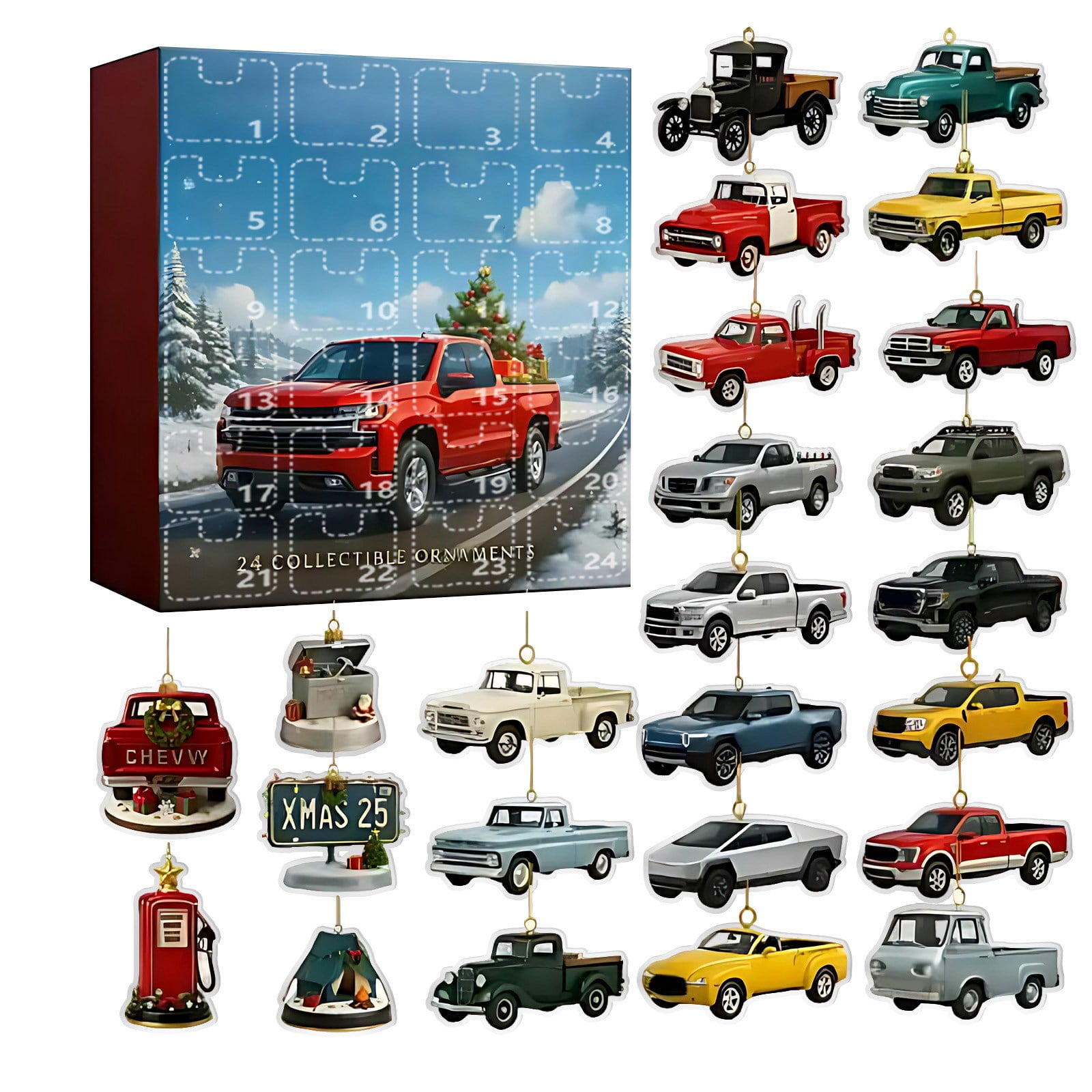 Chevrolet Advent Calendar 2025, Car Automotive Advent Calendar, 2D ...