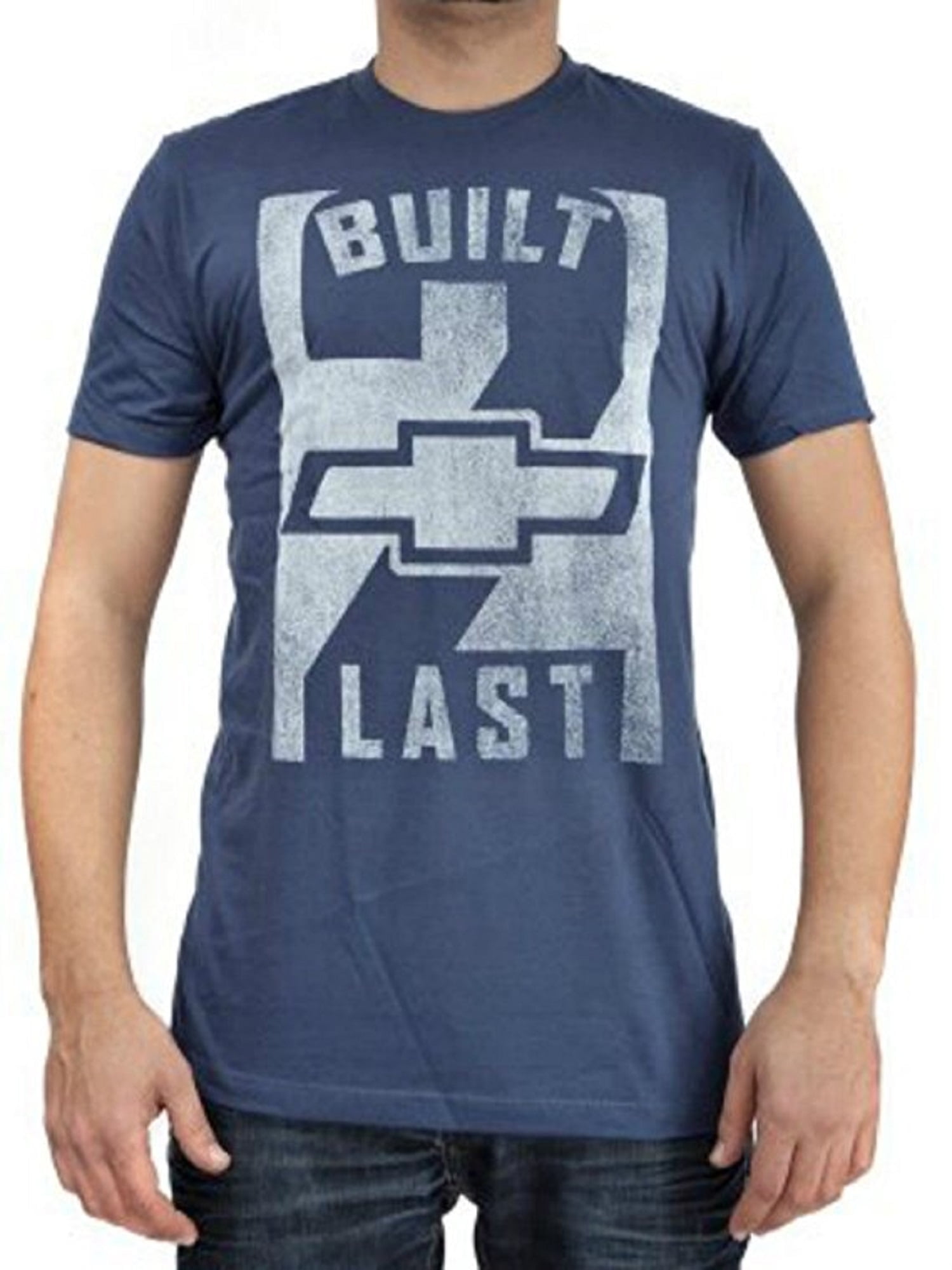 Chevrolet Built to Last Adult Men T-Shirt Chevy American Classic Cars ...