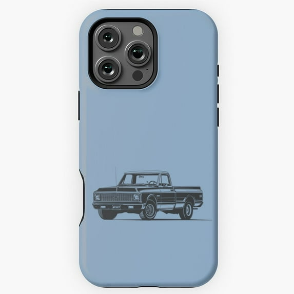 Chevrolet C10 1972 Classic Truck Phone Case for iPhone 16 15 14 13 12 ...
