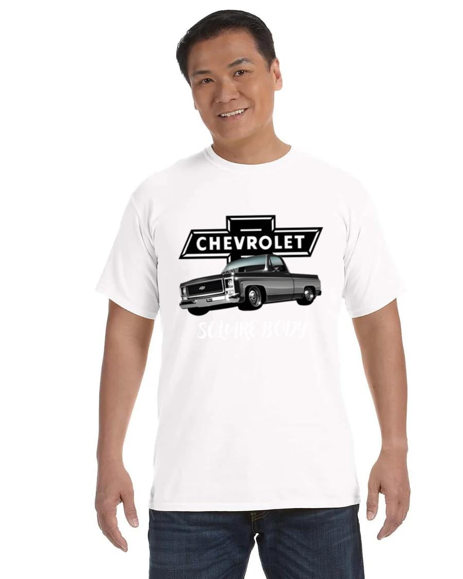 Chevrolet C10 Custom Square Body Pickup Truck Fan COMFORT COLOR T-SHIRT ...