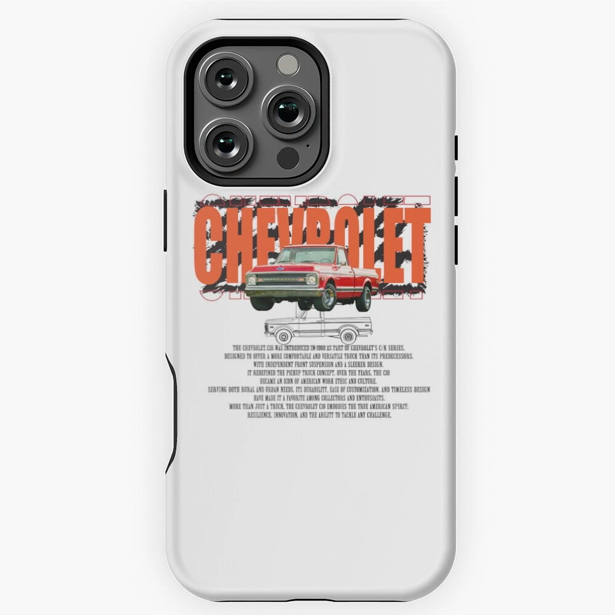 Chevrolet C10 Tribute Classic Truck Phone Case for iPhone 16 15 14 13 ...